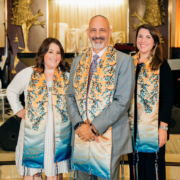 New Hand Painted Clergy Tallits for Temple Emanuel of Beverly Hills ...